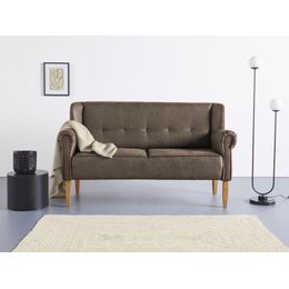 Küchensofa Home Affaire "Moro", braun (cappuccino), B:174cm H:99cm T:73cm, Sofas, in verschiedenen Stoffe und Farben