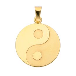 Adelia´s Ketten-Anhänger ADELIA´S "333 Gold Anhänger Ying Yang" Schmuckanhänger Gr. Gelbgold 333, goldfarben (gold) Damen Anhänger 333 Gold Goldschmuck für