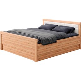 Einzelbett Priess "Arnsberg", braun (artisan eiche, weiß), B:188cm L:208cm, Betten, Kinder-Einzelbett Jugendbett Bettgestell, Komfortliegehöhe