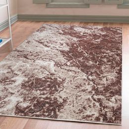 Teppich Home Affaire "Saniel" Teppiche Gr. B/L: 200 cm x 300 cm, 9 mm, 1 St., braun Esszimmerteppiche mit besonders weichem Flor, Kurzflor, Marmor-Optik