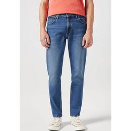 5-Pocket-Jeans Wrangler "River FREE TO STRETCH" Gr. 32, Länge 32, blau (seeingdoub) Herren Jeans 5-Pocket-Jeans Regular fit