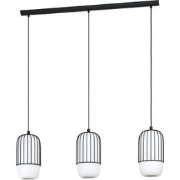 Hängeleuchte Eglo "MULEGES" Lampen Gr. Höhe: 110,00 cm, schwarz Pendelleuchten und Hängeleuchten Hängeleuchte in aus Stahl - exkl. E27 40W