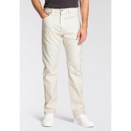 Levi's Straight-Jeans LEVI'S "551Z AUTHENTIC" Gr. 36, Länge 34, weiß (ecru unlimited) Herren Jeans Loose Fit mit Lederbadge