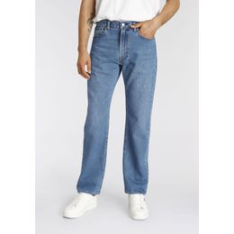 Levi's Straight-Jeans LEVI'S "551Z AUTHENTIC" Gr. 30, Länge 34, blau (z0873 medium i) Herren Jeans Loose Fit mit Lederbadge