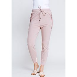 Jerseyhose Zhrill "FABIA" Gr. XL, N-Gr, rosa (rose) Damen Hosen Jerseyhosen mit Musterung