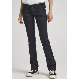 Regular-fit-Jeans Pepe Jeans "VENUS" Gr. 29, Länge 34, schwarz (black) Damen Jeans mit Badge