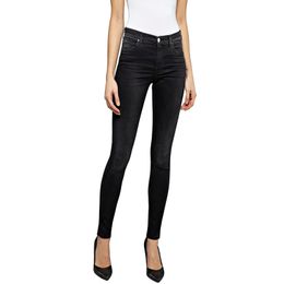 Skinny-fit-Jeans Replay "Luzien" Gr. 25, Länge 30, schwarz (black) Damen Jeans Röhrenjeans Powerstretch mit Elasthan