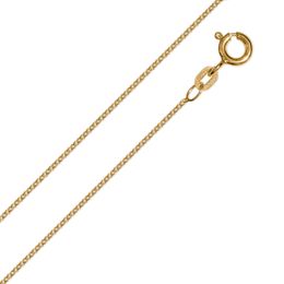 Goldkette ONE ELEMENT "Halskette aus 333 Gelbgold Ø 1,1 mm" Halsketten Gr. 36, Gelbgold 333, goldfarben (gold) Damen Gold Schmuck Rundankerkette