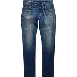 Slim-fit-Jeans G-Star Raw "3301 Slim" Gr. 36, Länge 32, blau (worn in erosion) Herren Jeans Slim Fit mit toller Waschung und Elasthan