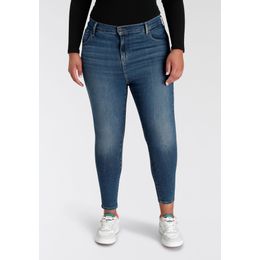 LEVI'S® PLUS Skinny-fit-Jeans LEVI'S PLUS "720 High-Rise" Gr. 16 (46), Länge 30, blau (medium indigo worn in) Damen Jeans mit hoher Leibhöhe