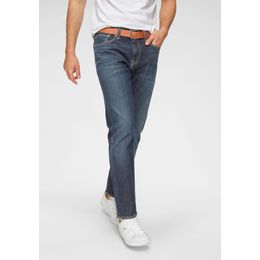 Levi's Tapered-fit-Jeans LEVI'S "502 TAPER" Gr. 34, Länge 34, blau (biologia adv) Herren Jeans in elegantem, modernem Stil