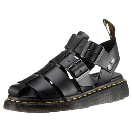 Sandale Dr. Martens "Garin" Gr. 44, schwarz Damen Schuhe Sommerschuh, Sandalette, Riemchensandale, mit Anziehlasche