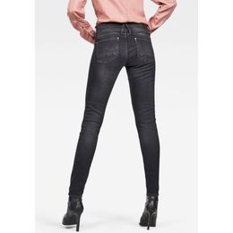 Skinny-fit-Jeans G-Star Raw "Mid Waist Skinny" Gr. 30, Länge 30, grau (dusty grey) Damen Jeans Röhrenjeans mit Elasthan-Anteil