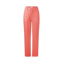 Leinenhose Fynch-Hatton Gr. 42, N-Gr, bright apricot Damen Hosen Leinenhosen in gerader Form