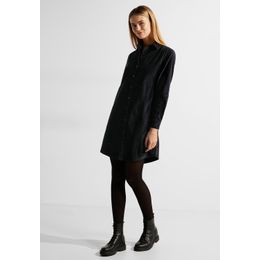 Jerseykleid Cecil Gr. XL (44), US-Größen, schwarz (black) Damen Kleider Freizeitkleider mit Turn-Up Funktion
