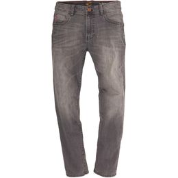 Regular-fit-Jeans Camel Active "HOUSTON" Gr. 32, Länge 34, grau (grey used) Herren Jeans im klassischen 5-Pocket-Stil