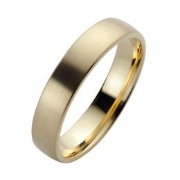 Trauring Firetti "Schmuck Geschenk Gold 585 Hochzeit Ehering "LIEBE" Sterne" Fingerringe Gr. 17, ohne Brillanten, Gelbgold 585, 5 mm, gelb (gelbgoldfarben) Made in Germany, wahlweise mit oder ohne Brillanten