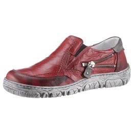 Slipper KRISBUT Gr. 38, rot (rot used) Damen Schuhe KRISBUT Schlupfschuh, Halbschuh mit komfortabler Lederinnensohle