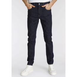 Levi's Tapered-fit-Jeans LEVI'S "512 Slim Taper Fit" Gr. 32, Länge 34, blau (dark indigo) Herren Jeans Tapered-Jeans mit Markenlabel