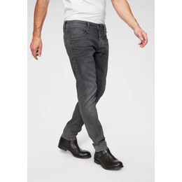 Slim-fit-Jeans G-Star Raw "3301 Slim" Gr. 33, Länge 32, grau (dark aged cobler) Herren Jeans Slim Fit mit toller Waschung und Elasthan