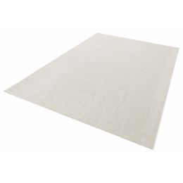 Teppich NORTHRUGS "Match" Teppiche Gr. B/L: 240 cm x 340 cm, 8 mm, 1 St., beige (creme) In-& Outdoor, Kurzflor, Teppich, Modern, Unifarben, Wohnzimmer, Balkon