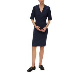 Minikleid s.Oliver BLACK LABEL Gr. 44, N-Gr, blau (blue) Damen Kleider Minikleider in Mini-Länge