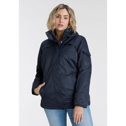 Winterjacke Maier Sports Gr. 50, blau (marine) Damen Jacken Sportjacken Wasserdicht & Winddicht Atmungsaktiv