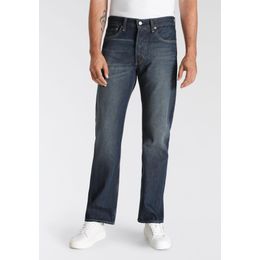 Levi's Straight-Jeans LEVI'S "501 ORIGINAL" Gr. 36, Länge 30, blau (low tides blue) Herren Jeans mit Markenlabel