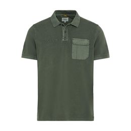 Poloshirt Camel Active Gr. XL, grün (leaf green) Herren Shirts Kurzarm mit auffälliger Brusttasche
