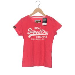 Superdry Damen T-Shirt, pink, Gr. 36