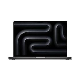 Apple MacBook Pro 16 (Liquid Retina XDR Display) 3.5 GHz M3 Pro (12-Core CPU, 18-Core GPU) 18 GB RAM 512 GB SSD [Late 2023] space schwarz