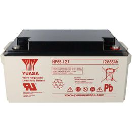 Yuasa - Blei-Akku NP65-12I Pb 12V / 65Ah VdS, M6 Innengewinde