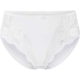 Sassa Mode Damen Slip mit seitlichen Eins&auml;tzen wei&szlig;, Gr&ouml;&szlig;e 42