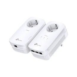 TP-LINK TL-PA8033P KIT AV1300 Gigabit Passthrough Powerline Starter Kit