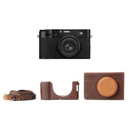 Fujifilm X100VI schwarz + SmallRig 4558 Ledertasche