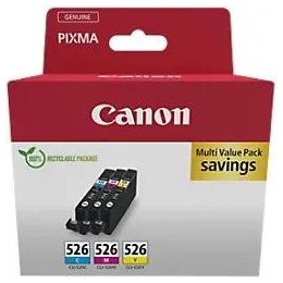 Canon CLI-526 Original Tintenpatrone Cyan, Magenta, Gelb Multipack 3 Stück