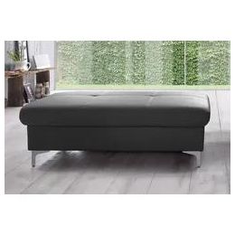 Hocker exxpo - SOFA FASHION "Florenz" Gr. B/H/T: 136cm x 46cm x 70cm, Kunstleder SOFTLUX, schwarz Polsterhocker Hocker