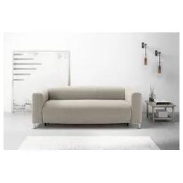 Schlafsofa Places of Style "Quarto für Dauerschläfer geeignet durch hochwertigen Faltbeschlag" Sofas Gr. B/H/T: 190cm x 69cm x 104cm, Webstoff, Breite 190cm, HR-Kaltschaum RG-40, beige (nature) 3 Breiten und Matratzenausführungen, belastbar zwischen 200-.270kg