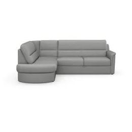 Sit & More Ecksofa SIT & MORE "Panini L-Form" Sofas Gr. B/H/T: 243cm x 87cm x 155cm, Luxus-Microfaser Euphoria, Ottomane links, mit Vorziehsitz-mit Bettkasten, grau wahlweise mit Vorziehsitz und Bettkasten