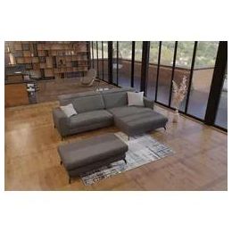 Sit & More Ecksofa SIT&MORE "Bolero L-Form" Sofas Gr. B/H/T: 290 cm x 88 cm x 178 cm, Luxus-Microfaser Euphoria, Recamiere rechts, mit Kopfteilverstellung-ohne Bett-ohne Bettkasten, braun (schlamm)