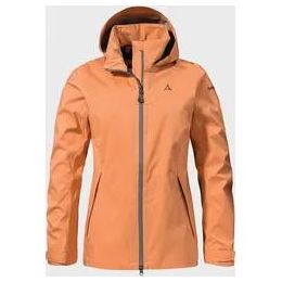 Schöffel Outdoorjacke SCHÖFFEL "2.5L Jacket Aiplspitz L" Gr. 44, orange (5075, orange) Damen Jacken