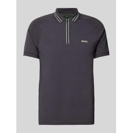 BOSS Green Poloshirt mit Label-Print Modell 'Paule'