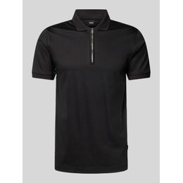 BOSS Slim Fit Poloshirt mit Label-Detail Modell 'Polston'