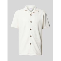 Selected Homme Loose Fit Freizeithemd in Ripp-Optik