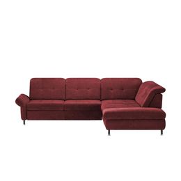 Lounge Collection Ecksofa Sally ¦ rot ¦ Maße (cm): B: 296 H: 85 T: 260