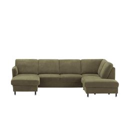 meinSofa Wohnlandschaft Veit ¦ grün ¦ Maße (cm): B: 305 H: 90 T: 200