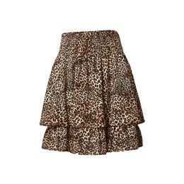 EDITED Rock 'Magnolia' Damen Größe 42 beige / braun / schwarz