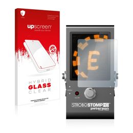 upscreen Displayschutzglas Schutzglas für Peterson Strobostomp HD, Schutzfolie Display Schutz Glas Folie klar, weiß