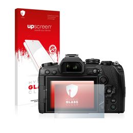 upscreen Displayschutzglas Schutzglas für Olympus OM-D E-M1 Mark III, Schutzfolie Display Schutz Glas Folie klar, weiß