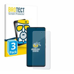 BROTECT Displayschutzglas Schutzglas für Infinix GT 20 Pro, 3 Stück, Schutzfolie Display Schutz Glas Folie matt, weiß